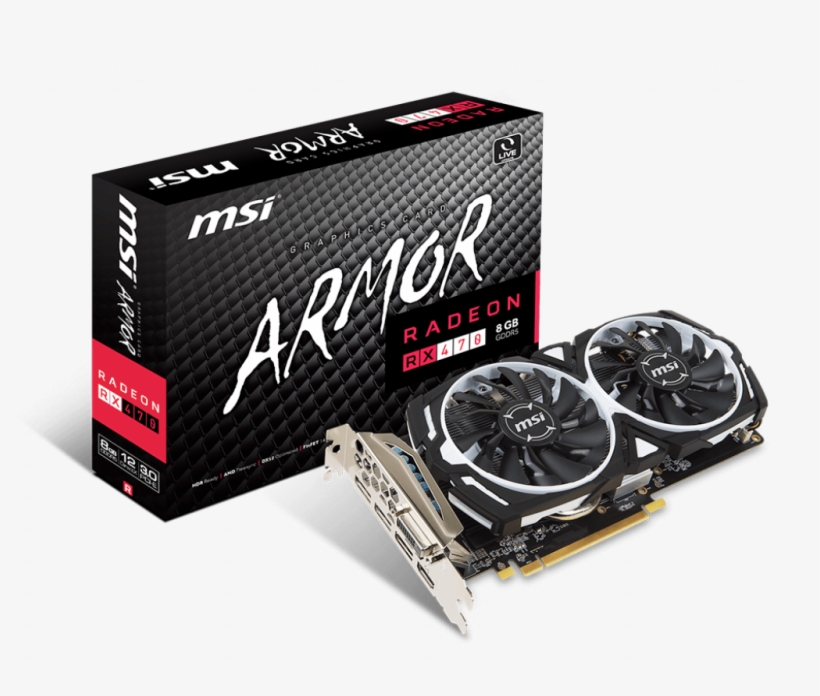 Radeon™ Rx 470 Graphics Cards Radeon Rx 470 Armor 8g - Msi Radeon Rx ...