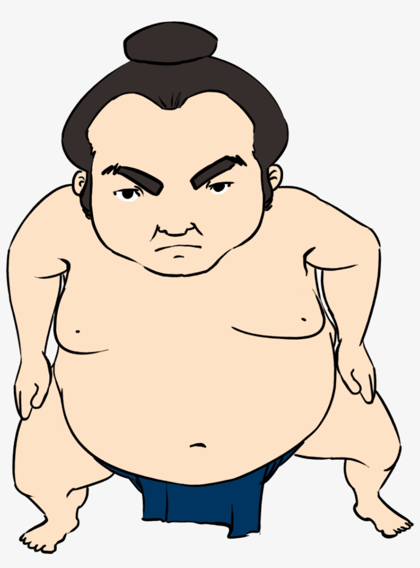 Wrestling Sumo Wrestler Clip Art Clipart - Sumo Wrestling Png ...