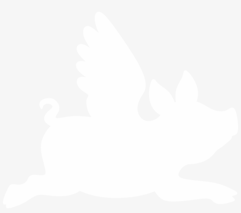 Flying Pig Silhouette At Getdrawings - Chinese New Year - 1024x854 PNG ...