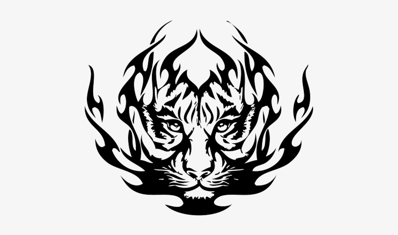Clip Freeuse Download Tattoo Clipart - Tribal Tiger Tattoo Design ...