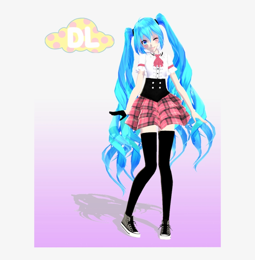 Tda Miss Music Miku Dl By Khrismx On Deviantart - Mmd Tda Miku Models ...