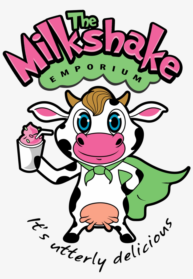Cartoon Logo Design - Logo Milkshake - 1000x1374 PNG Download - PNGkit