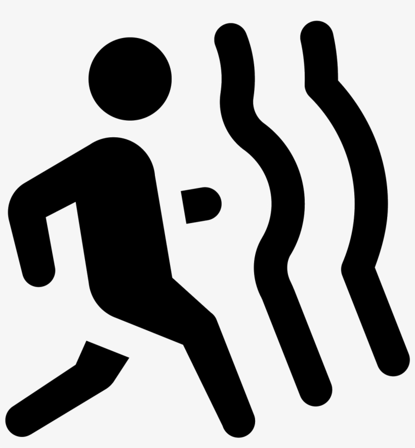 Deceleration Of Runner Icon - Icon - 1600x1600 PNG Download - PNGkit