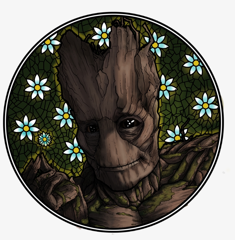 Groot - Embankment Tube Station - 2480x2392 PNG Download - PNGkit