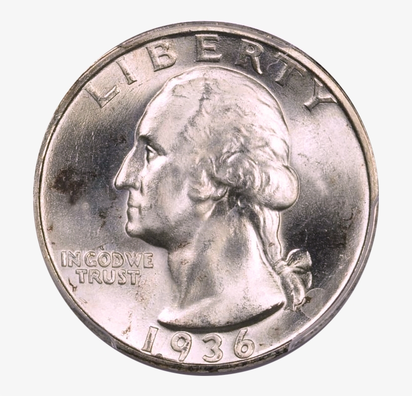 1936 Quarter Obverse - Value - 688x708 PNG Download - PNGkit