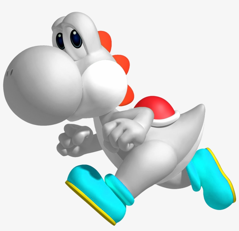 White Yoshi Yba - Super Mario White Yoshi - 1280x1168 PNG Download - PNGkit