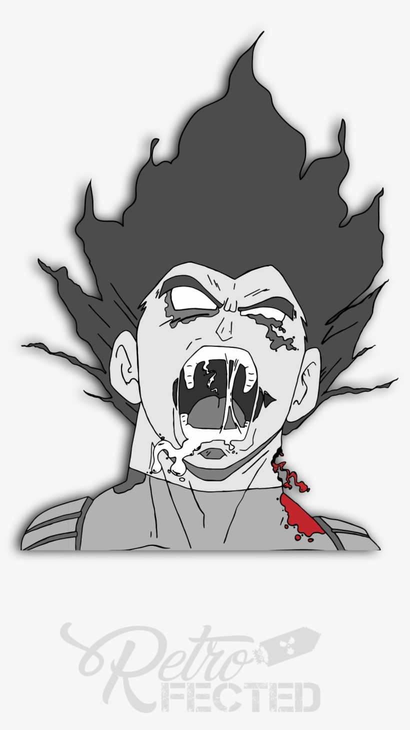 Zombie Vegeta - 2100x2100 PNG Download - PNGkit