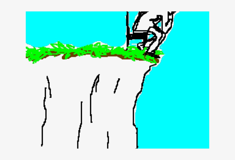 Drawn Cliff Cliff Edge - Illustration - 640x480 PNG Download - PNGkit