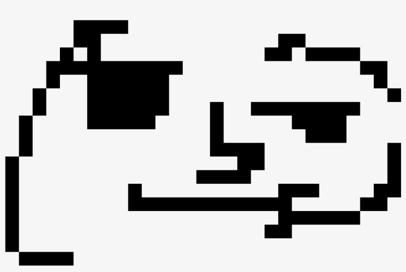 Lenny Face - Minecraft Pac Man Pixel Art - 1184x1184 PNG Download - PNGkit