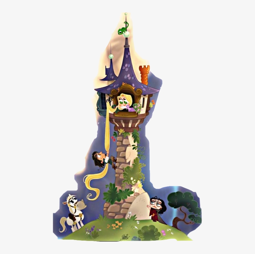 Tangled Tower Clip Art