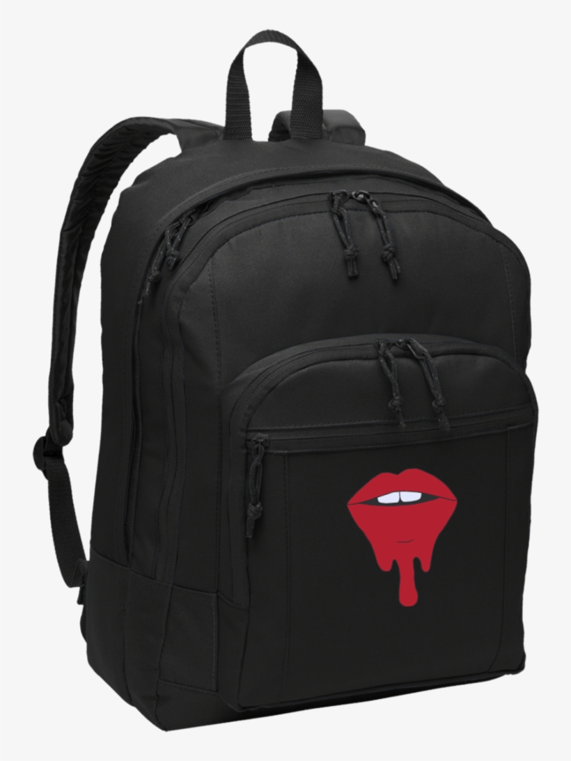 Cool Dripping Lips Basic Backpack For On The Go Lips - Port Authority ...