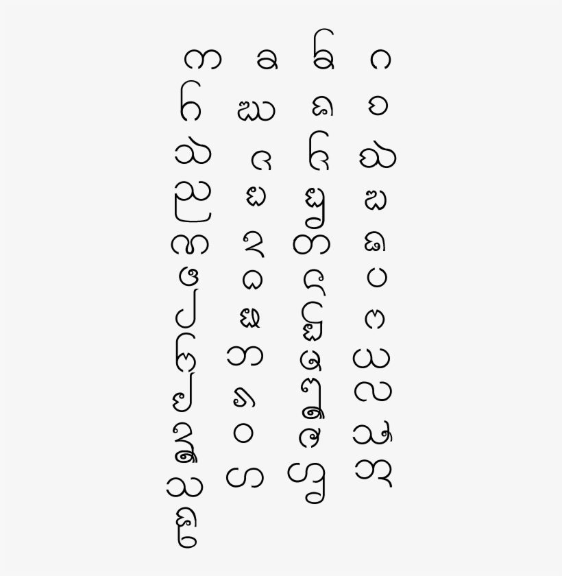 Khun Alphabet - 416x774 PNG Download - PNGkit