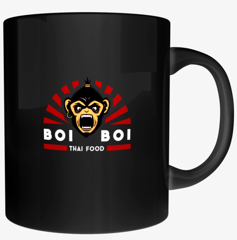 Boi Boi Full Logo Mug Black - 1176x850 PNG Download - PNGkit