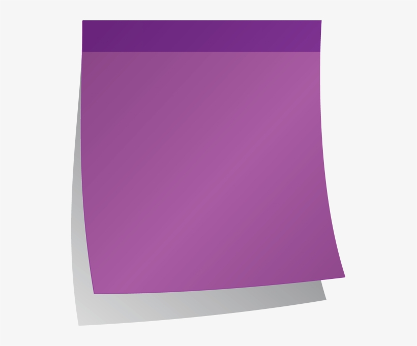 Download Transparent Post It Violet Clipart Paper Post-it Note Sticker ...