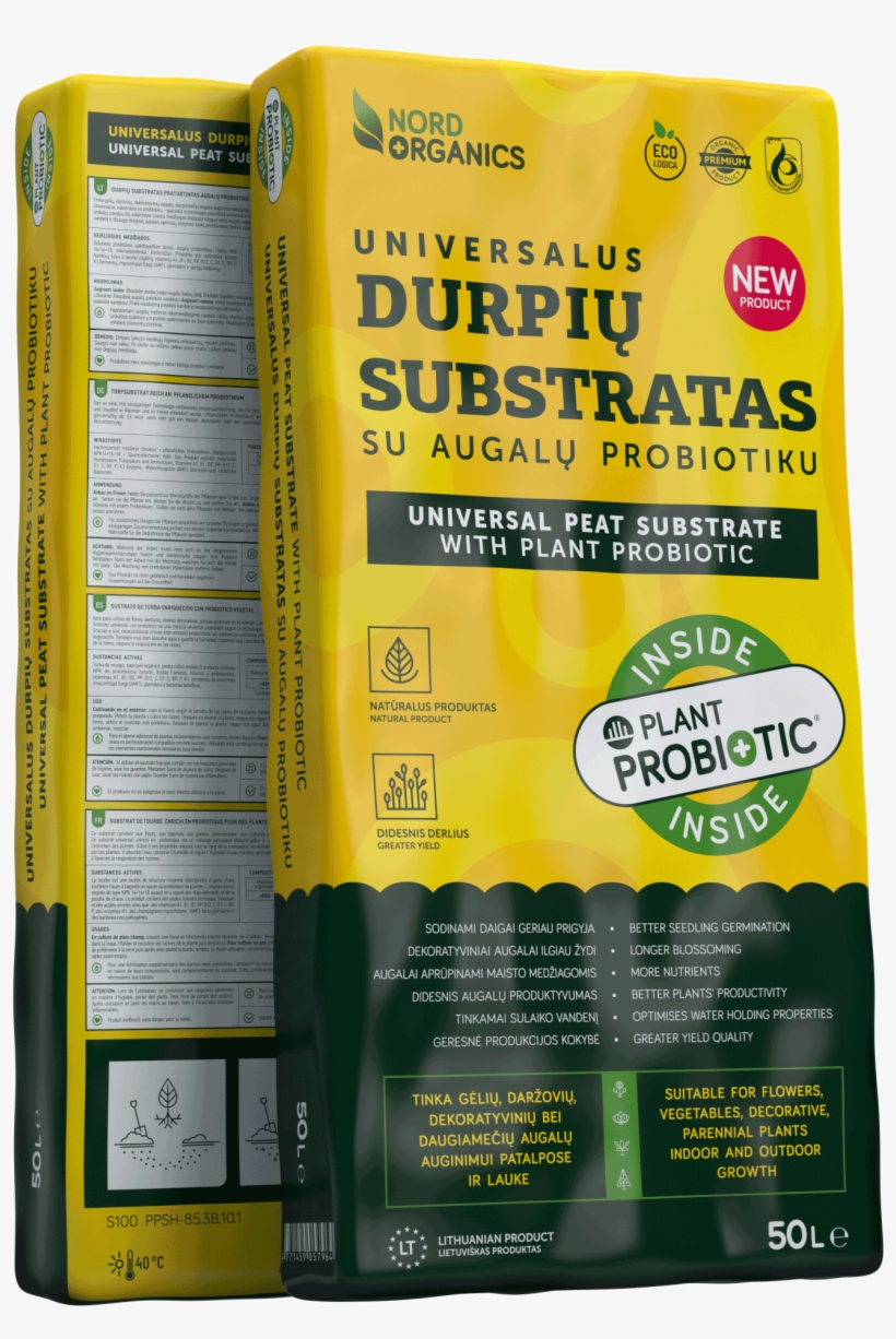 All-purpose Substrate With Plant Probiotic - Plants - 1410x1950 PNG ...