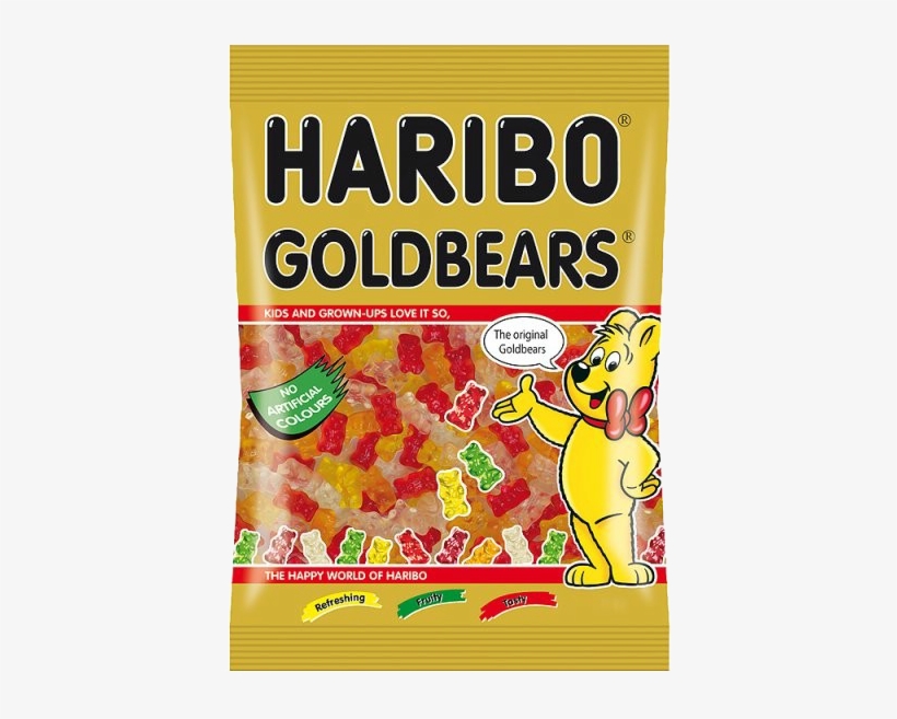 Haribo Goldbears 1kg Bag - Haribo Goldbears - 600x600 PNG Download - PNGkit