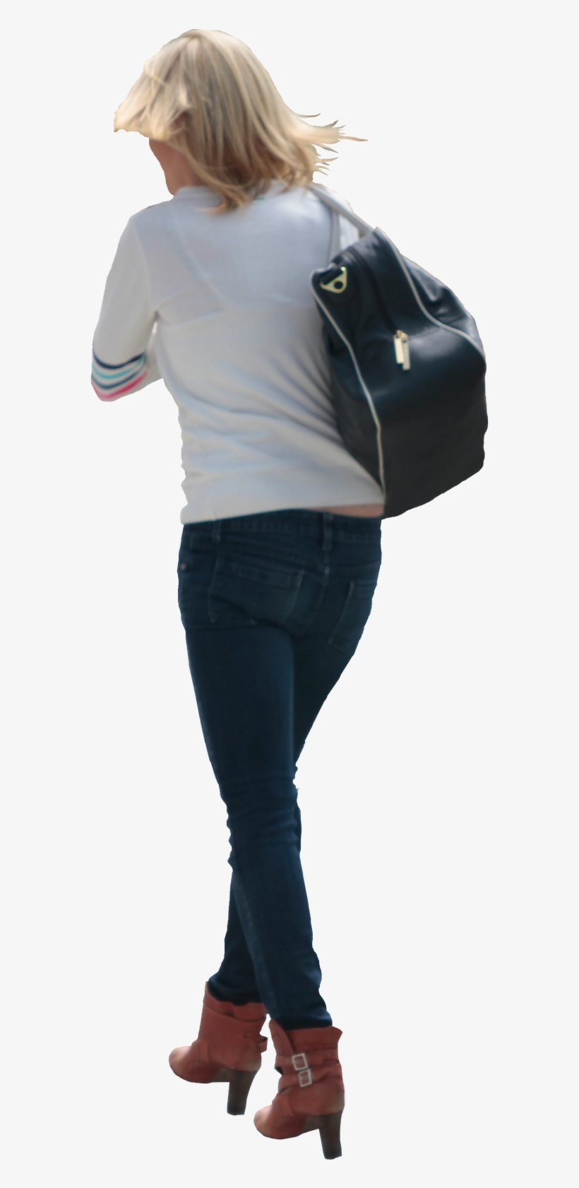 Woman Walking Back Png - 1600x1600 PNG Download - PNGkit