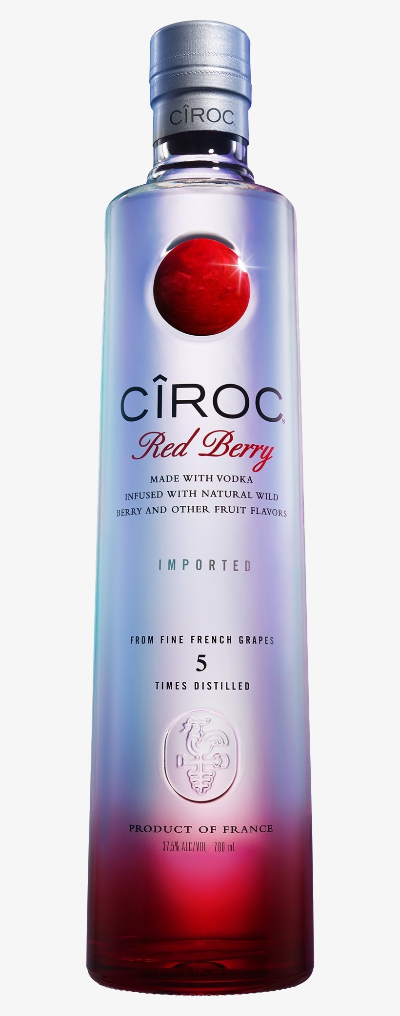 Ciroc Bottle Png - Vodka Ciroc Red Berry - 968x2084 PNG Download - PNGkit