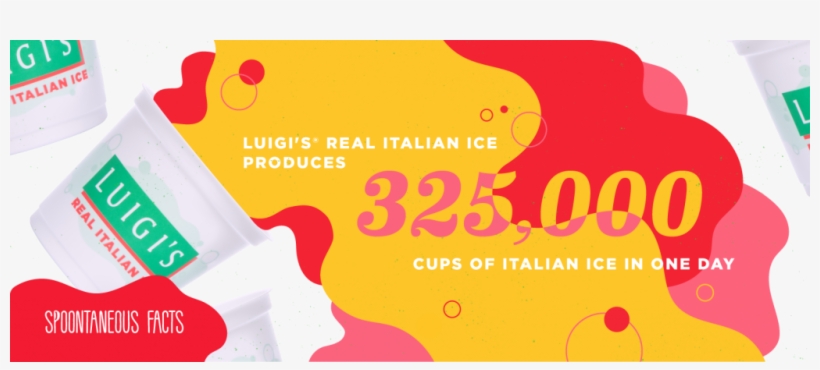 Luigi's Real Italian Ice - Italian Ice - 1024x413 PNG Download - PNGkit