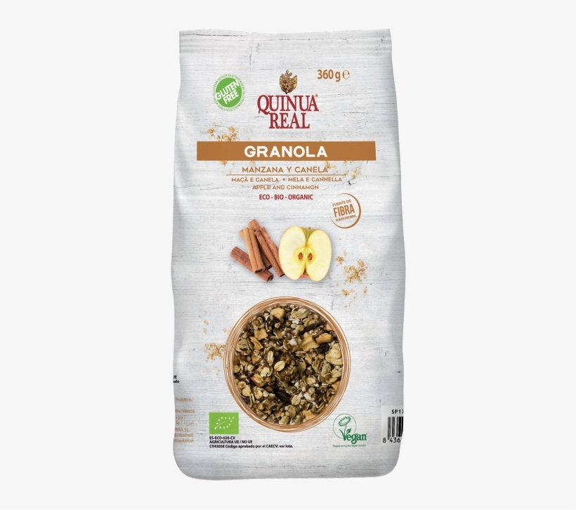 Quinua Real Granola With Apple And Cinnamon - 600x800 PNG Download - PNGkit