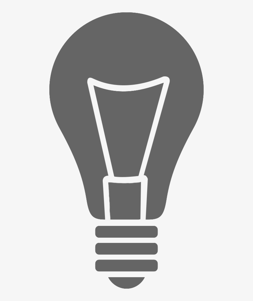 Research & Development » Lightbulb - Light Bulb Icon - 500x894 PNG ...