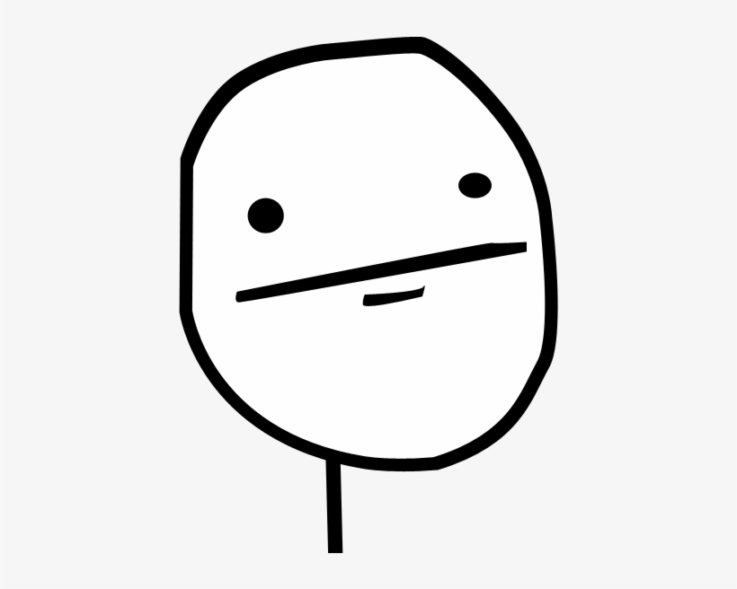 Poker Face Png - 599x599 PNG Download - PNGkit