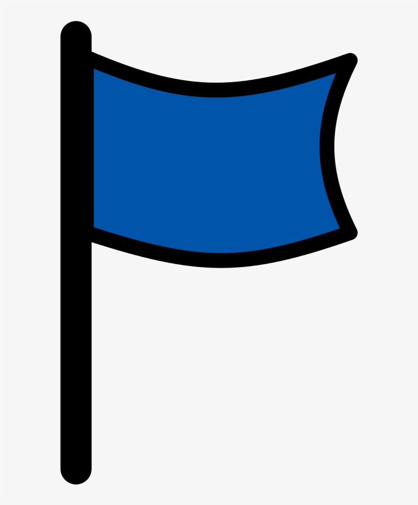 Flag Icon Darkblue - Dark Blue Flag Icon - 729x1024 PNG Download - PNGkit