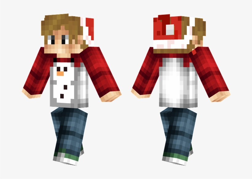 Xmas Boy - Minecraft - 716x514 PNG Download - PNGkit