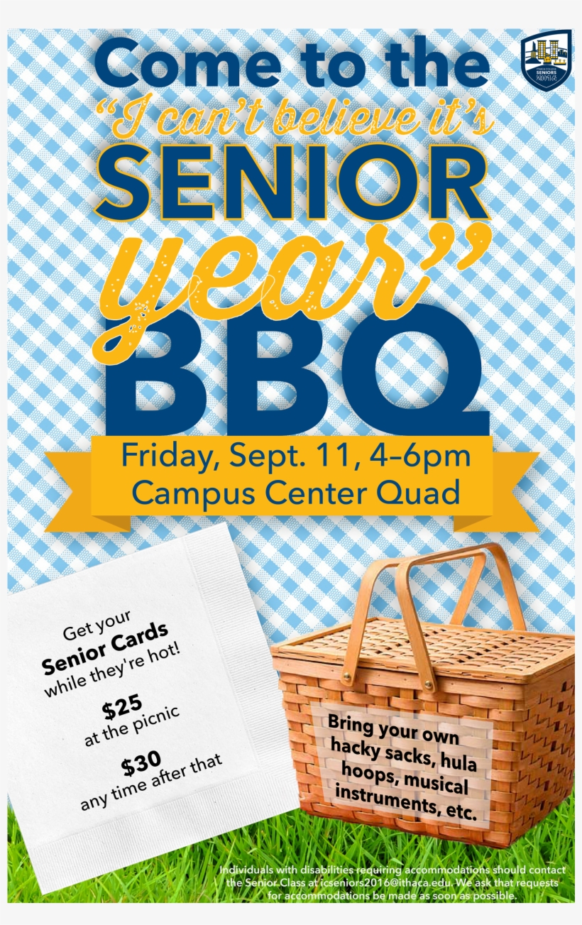 Poster Created To Advertise The First Senior Event - 3300x2558 PNG ...