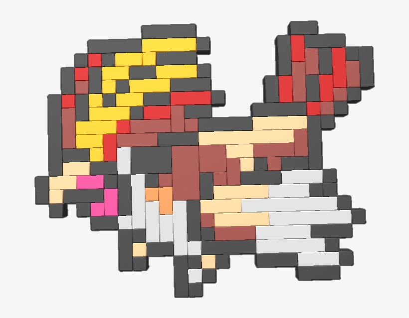 By Kaiman126 - Pidgeotto Pokemon Pixel Art - 768x768 PNG Download - PNGkit