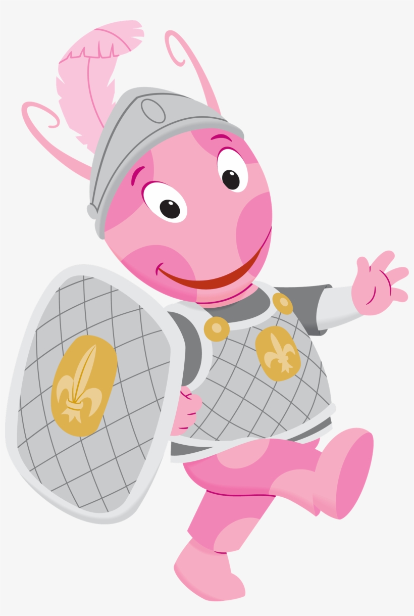 Uniqua Dressed As Knight - Uniqua The Pink Knight - 1720x2474 PNG ...