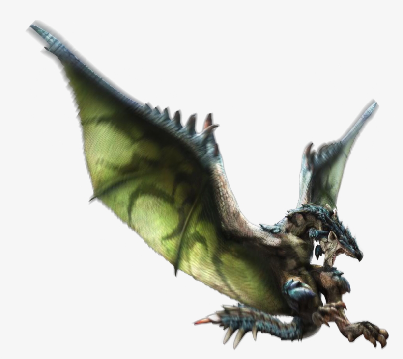Azure Rathalos - Monster Hunter World Rathalos Azur - 1004x873 PNG ...