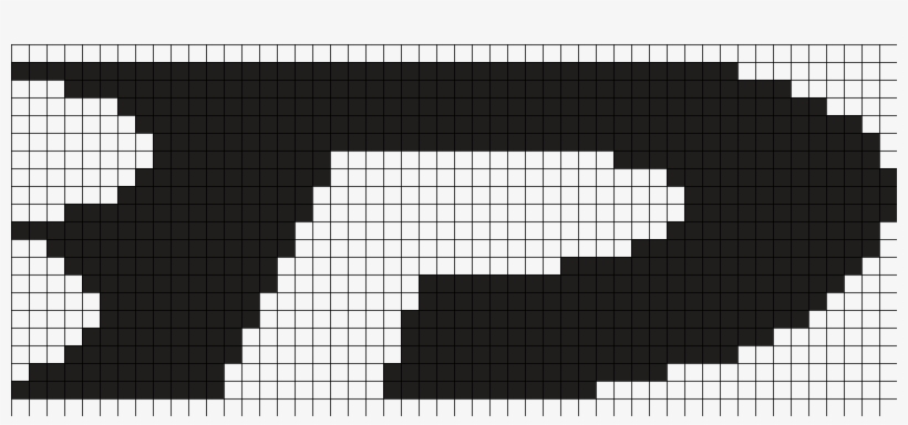 Danny Phantom Logo Perler Bead Pattern / Bead Sprite - 1050x441 PNG ...
