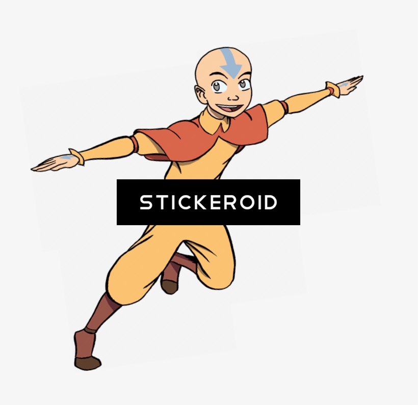 Aang - Cartoon - 779x715 PNG Download - PNGkit