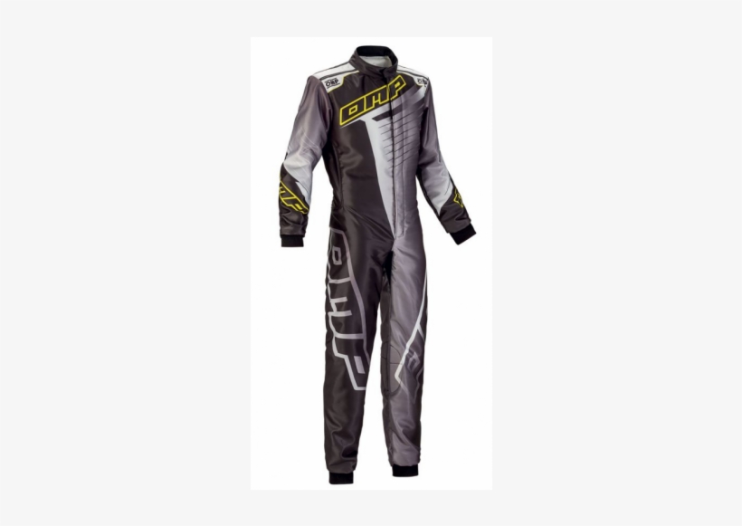 Omp Kart Suit Png Ks1 Kart - 2017 Omp Ks-1r Karting Suit Grey/yellow ...