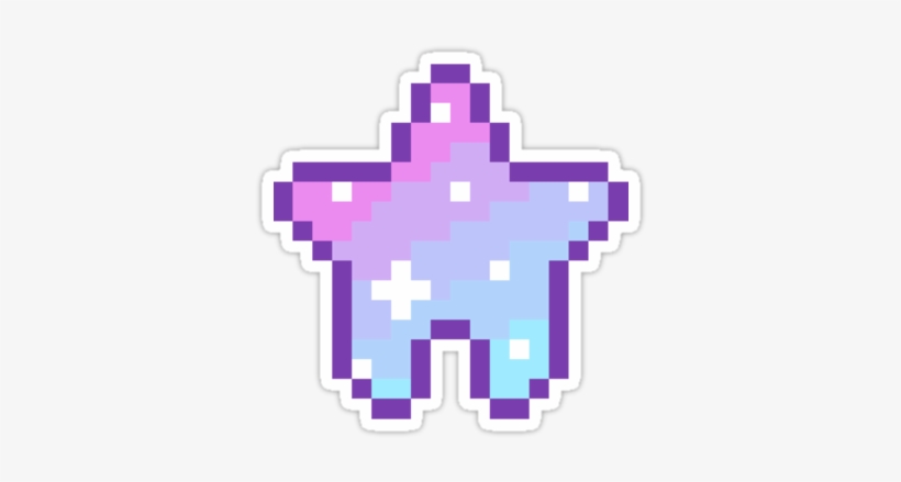 Minecraft Pixel Art Mario Star