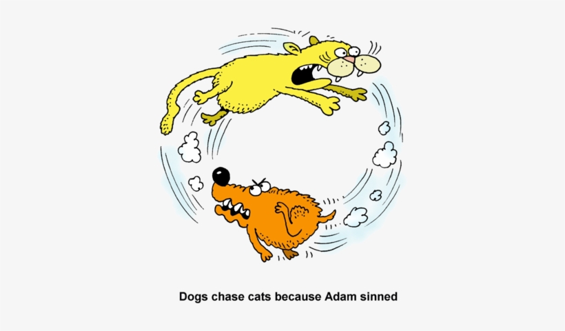 Dog Chasing Cat Clipart - Dog - 365x400 PNG Download - PNGkit