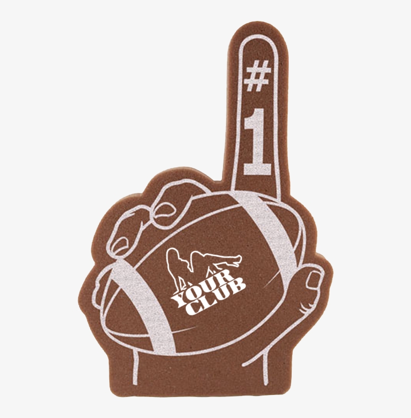 Foam Football Finger - Foam Football Hand Quantity(100) - 900x900 PNG ...