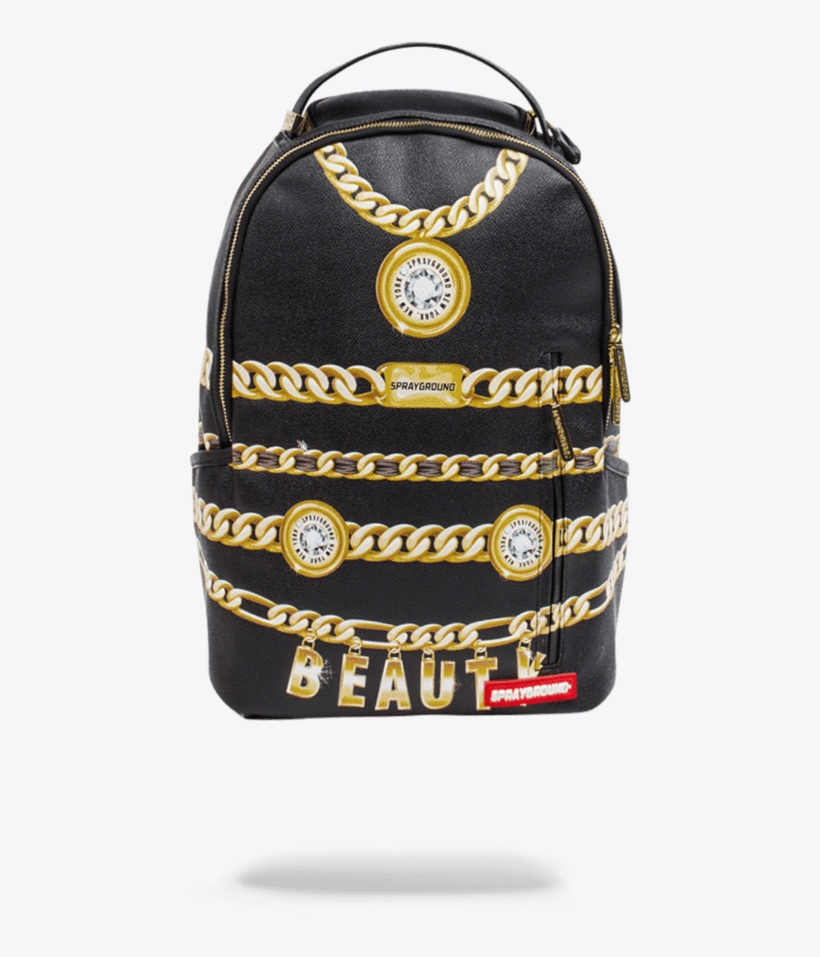 Image Of Sprayground "beauty Gold Chains" - Sprayground Backpacks ...