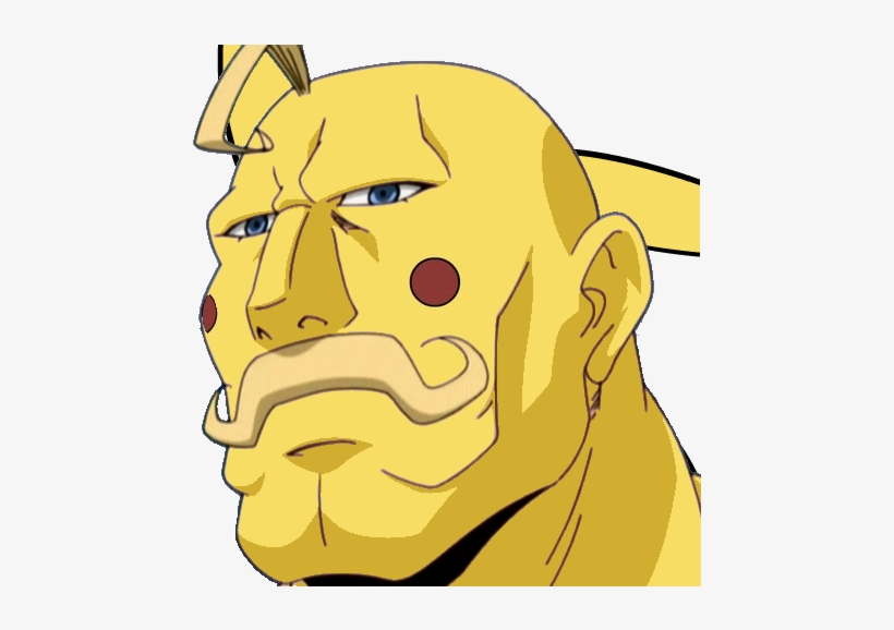 Manly Pikachu - 475x497 PNG Download - PNGkit