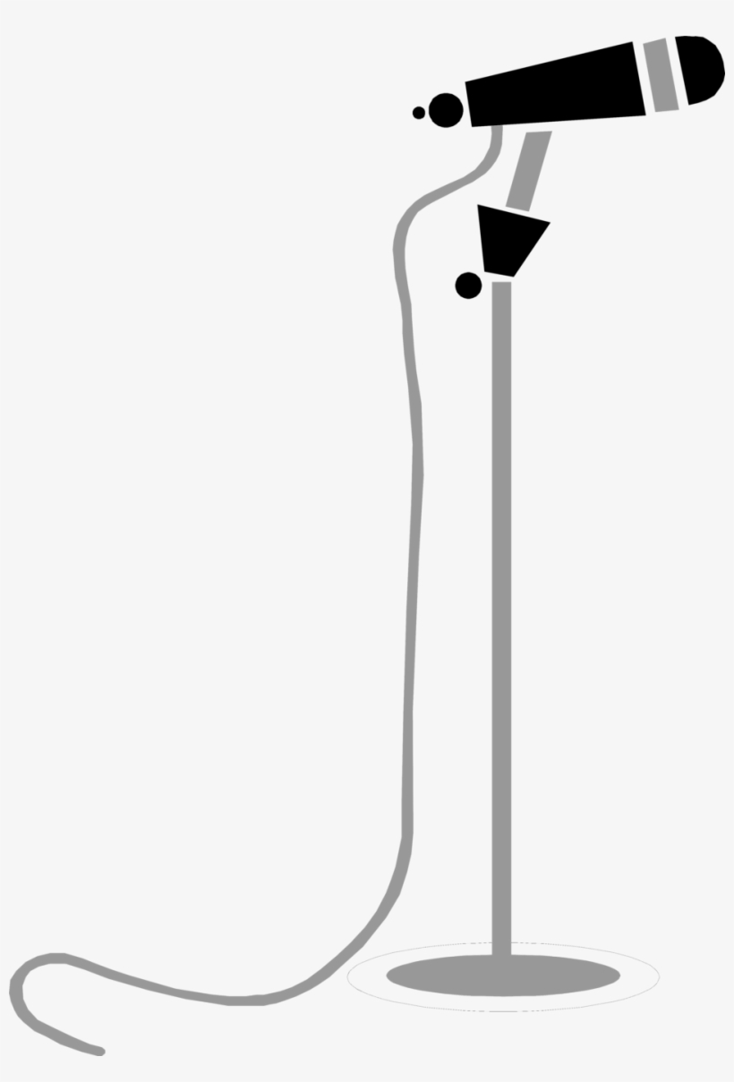 Microphone - Microphone Stand Clip Art - 958x1366 PNG Download - PNGkit