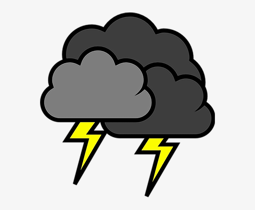 Lightning Stormy Weather Storms Clouds Blackclouds - Thunder And ...