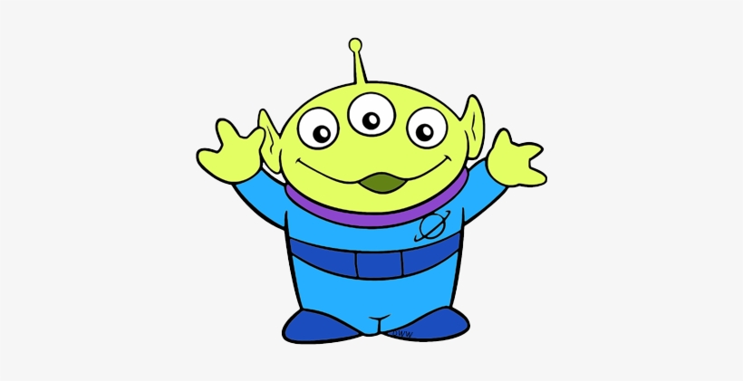 Little Green Man - Green Man Toy Story - 400x354 PNG Download - PNGkit