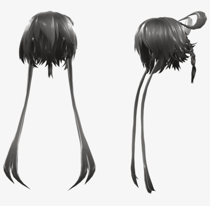 Freeuse Tda Luo Tiany Hair - Mmd Luo Hair Dl - 979x816 PNG Download ...