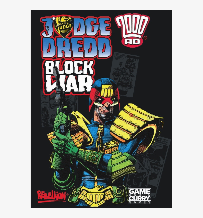 Block War - Judge Dredd Block War Card Game - 800x800 PNG Download - PNGkit