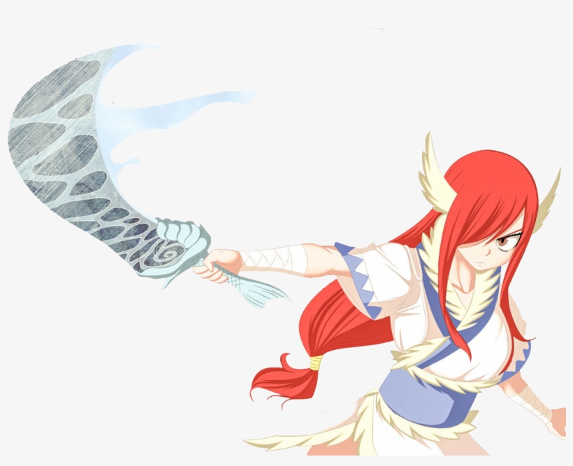 Erza Scarlet Wind God Armor Render - 1024x769 PNG Download - PNGkit