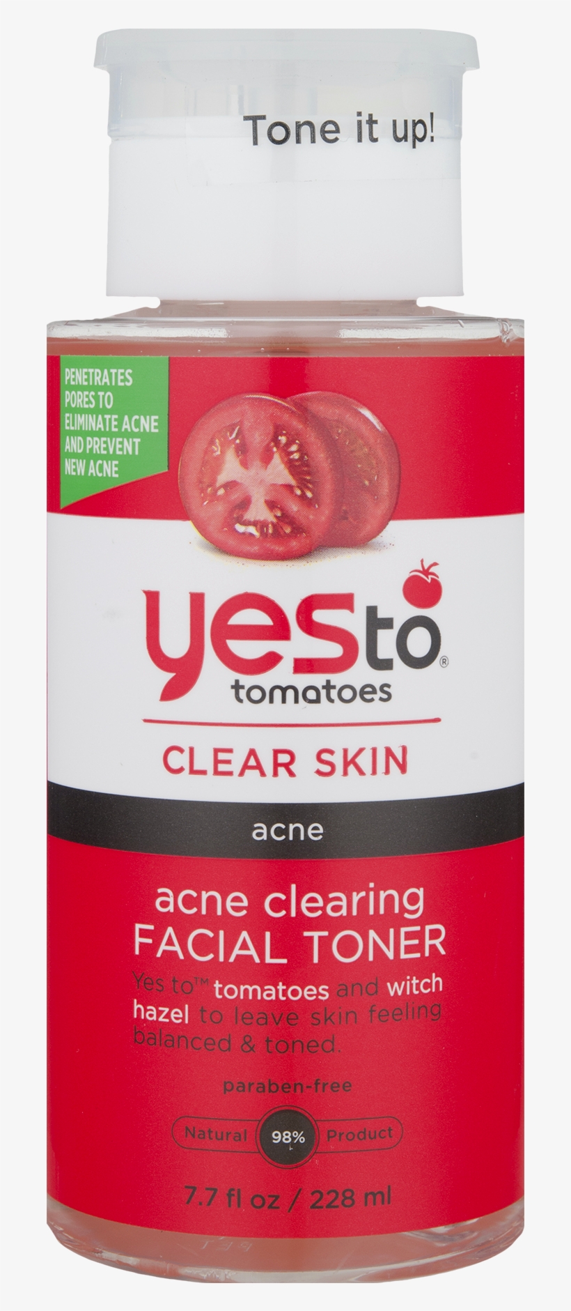 Yes To Tomatoes Clear Skin Acne Clearing Facial Toner, - Yes To ...