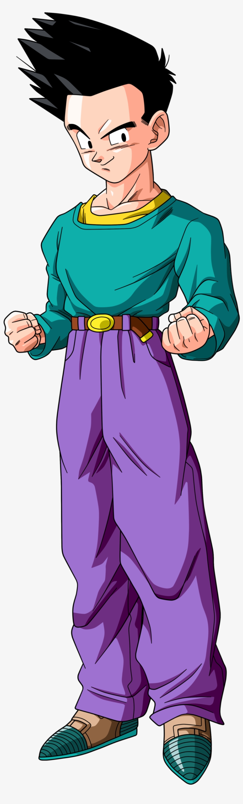 Goten Gt By Sergiofrancz-d8pcx75 - Trunks Pan And Goten - 900x2870 PNG ...