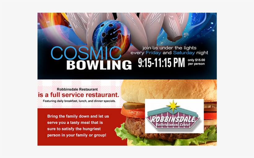 Cosmic Bowling For Up To 4 People And A Bucket Of Beer - Flyer ...