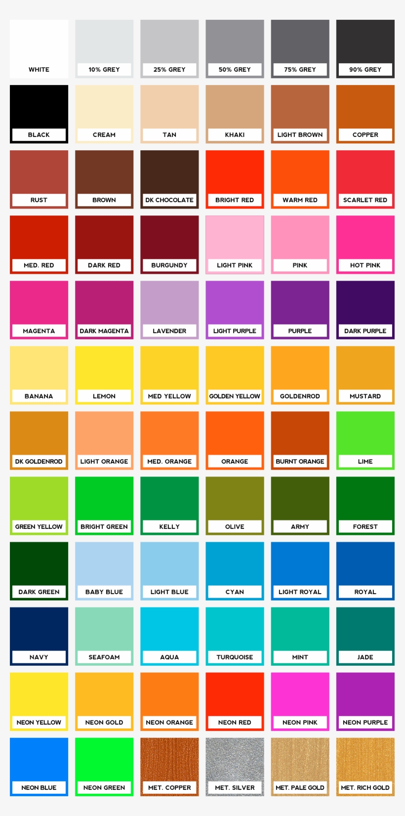 Inks-trans - Solid Ink Colors - 780x1571 PNG Download - PNGkit